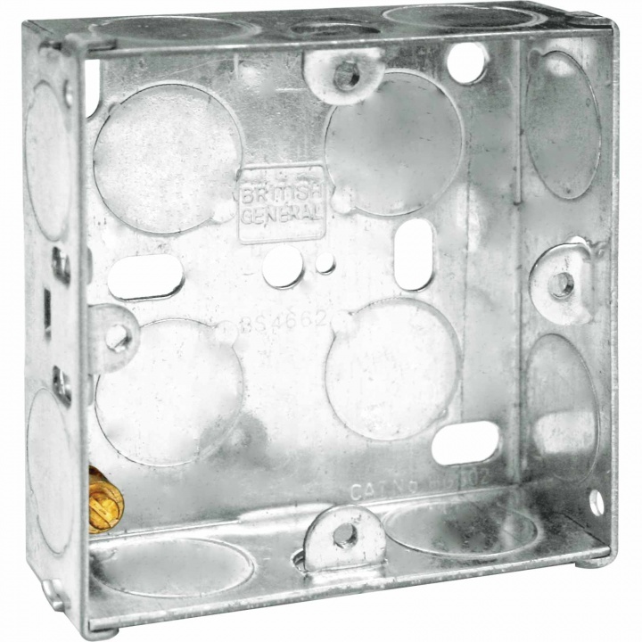 BG 1 Gang 25mm Steel Knockout Box | Selco