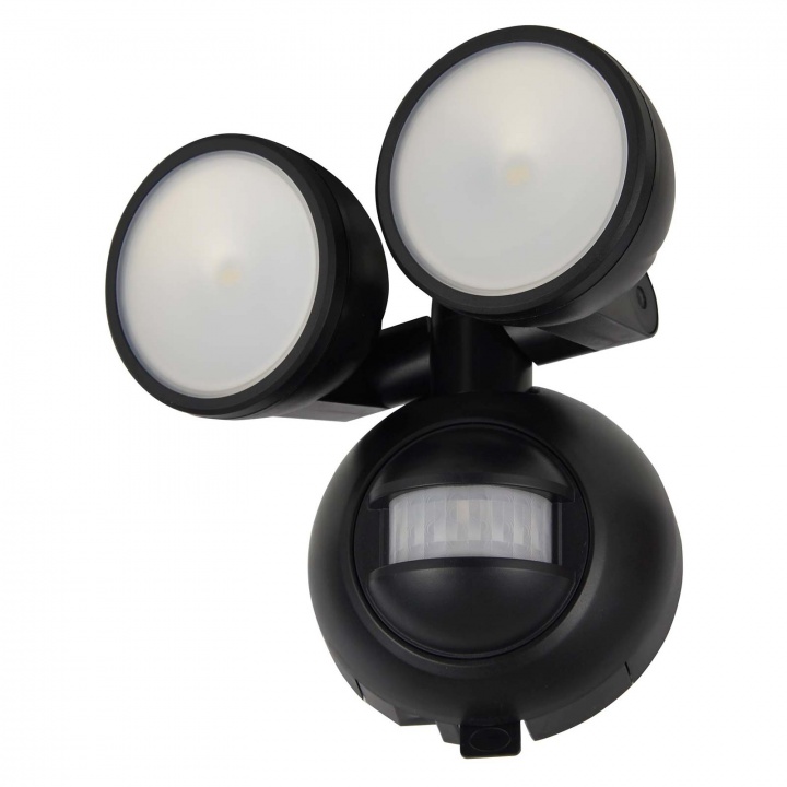Zinc Battery LED Twin Spot PIR IP44 | Selco