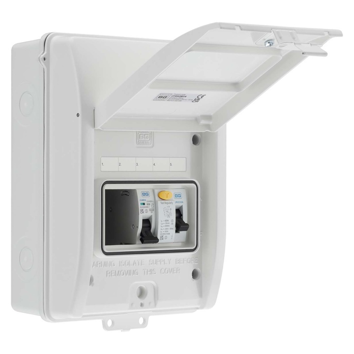 BG Fortress Shower Unit 5 Module 3 Way 63A Type A RCD | Selco | Selco