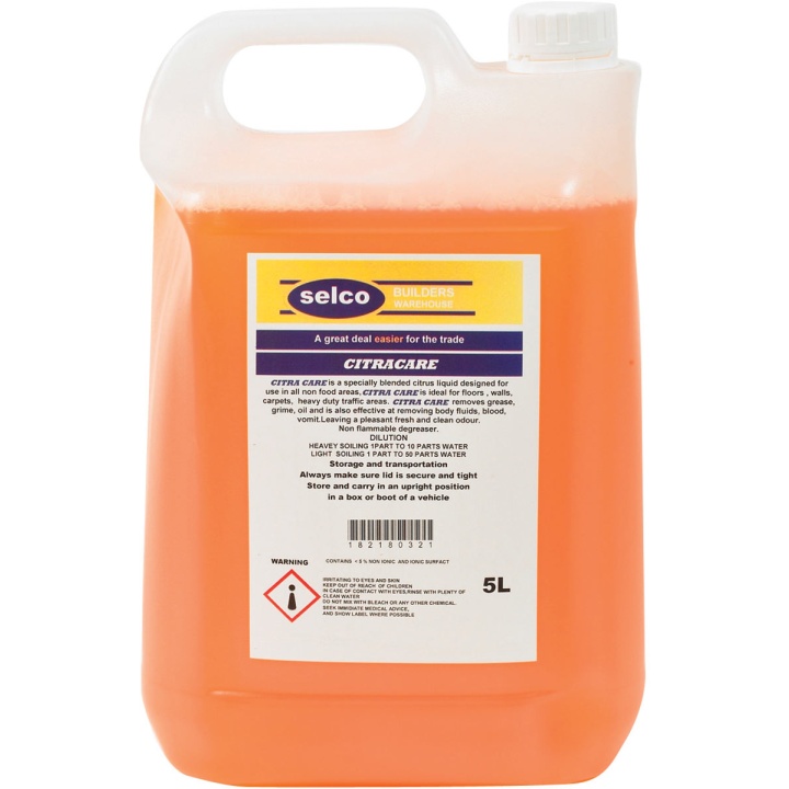 Solvent Free Citrus Multi Purpose Degreaser 5ltr | Selco