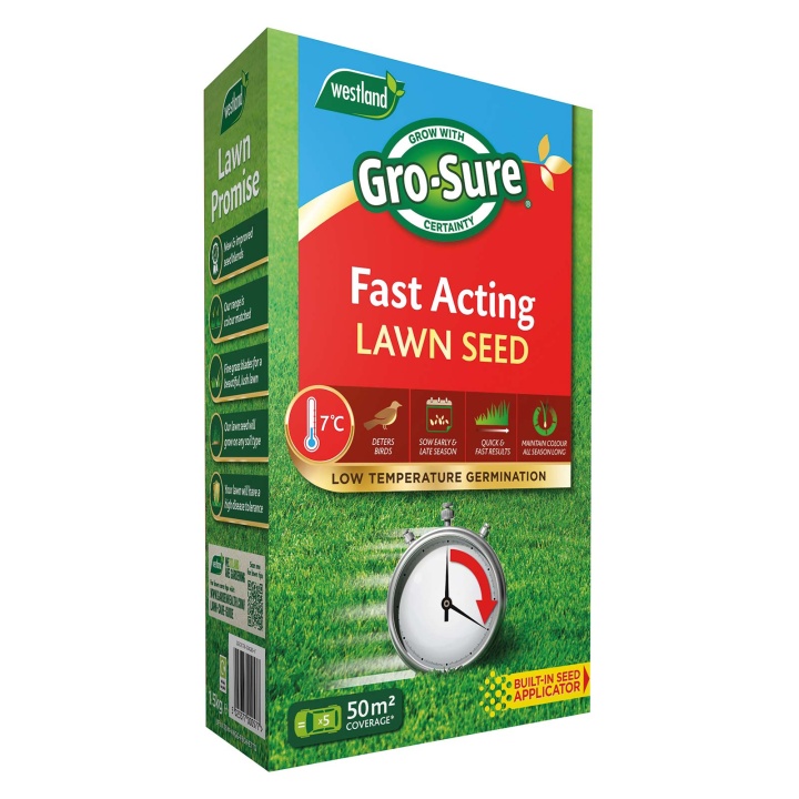 Gro-Sure Fast Acting Lawn Seed 50m² | Selco