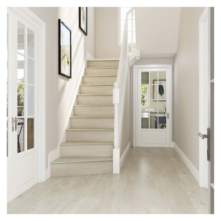 Kwikclad 2 Tread & Riser Stair Cladding Kit Bridgeport Oak | Selco