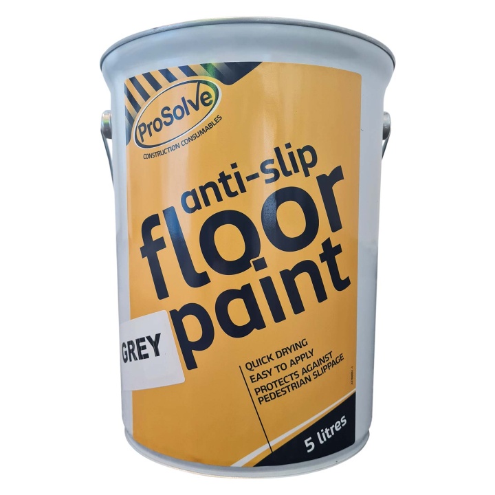 ProSolve Anti Slip Floor Paint Grey 5ltr | Selco