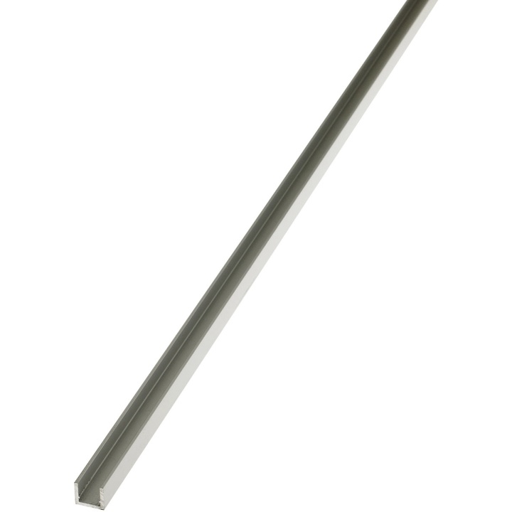 Anodised Aluminium U Profile 10 x 16 x 1000mm | Selco