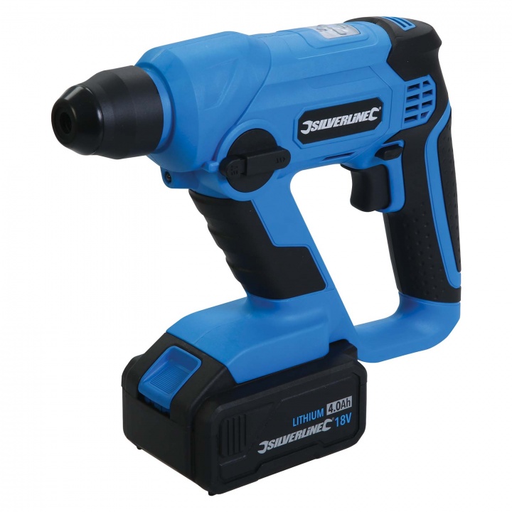 Silverline 18V SDS Plus Hammer Drill & Li-Ion Battery | Selco