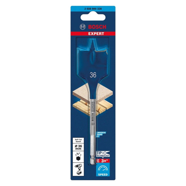 Bosch Expert Self Cut Speed Flat Bit 36mm | Selco