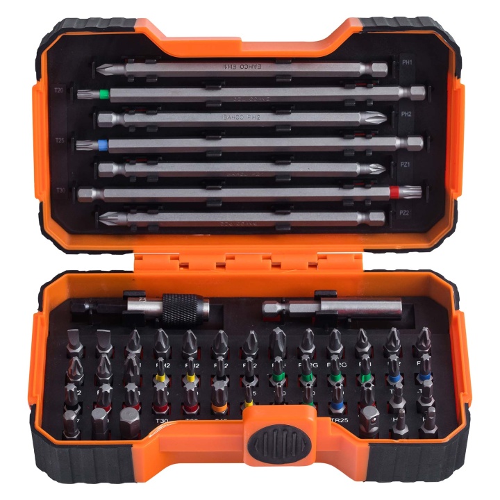 Bahco 54 Piece Screwdriver Bit Set | Selco