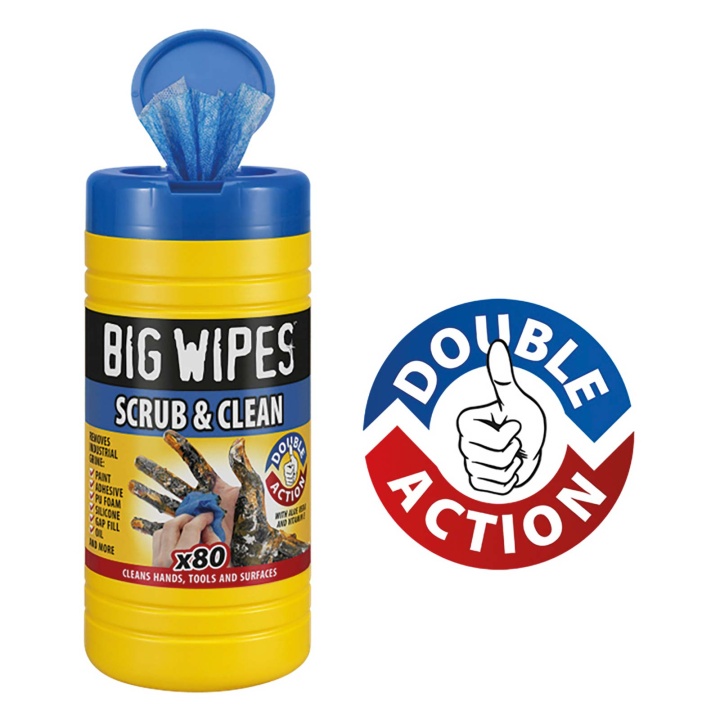 Heavy Duty Big Wipes Pack 80 | Selco