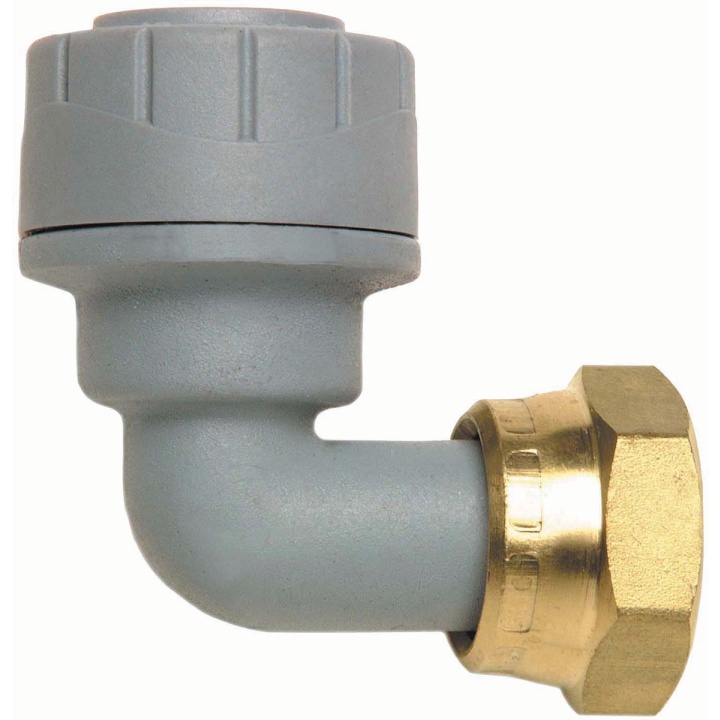 PolyPlumb 15mm x ½" Bent Tap Connector Elbow | Selco