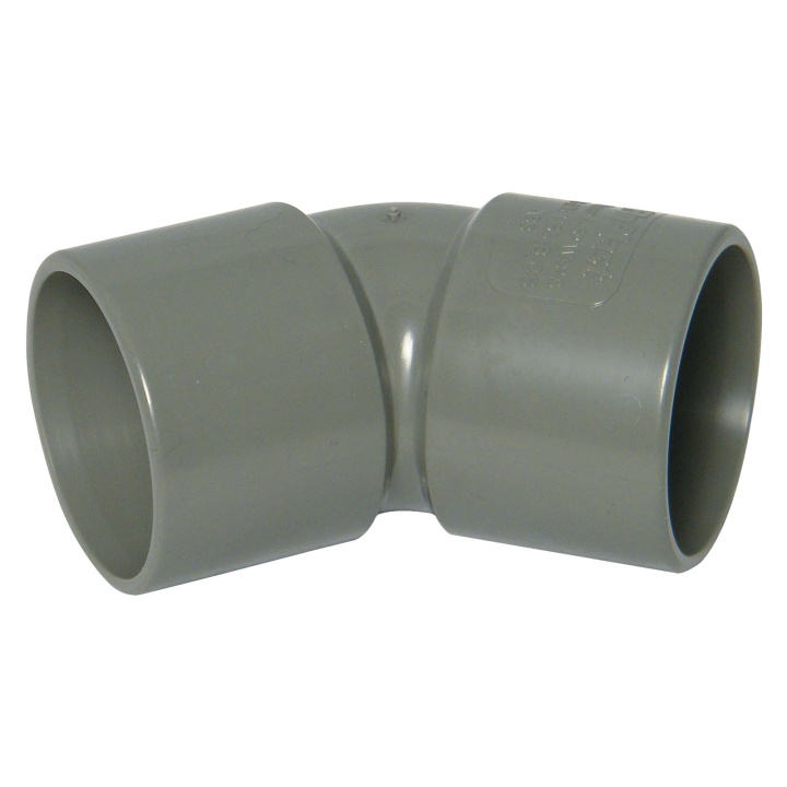 FloPlast 50mm Grey Solvent Weld 135° Swept Bend | Selco