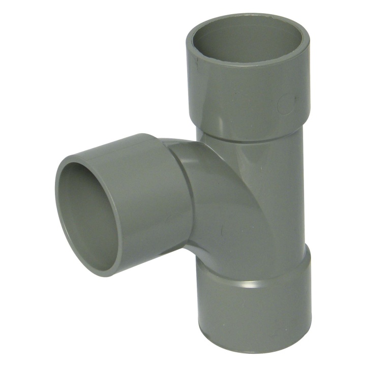 FloPlast 40mm Grey Solvent Weld 92.5° Swept Tee | Selco
