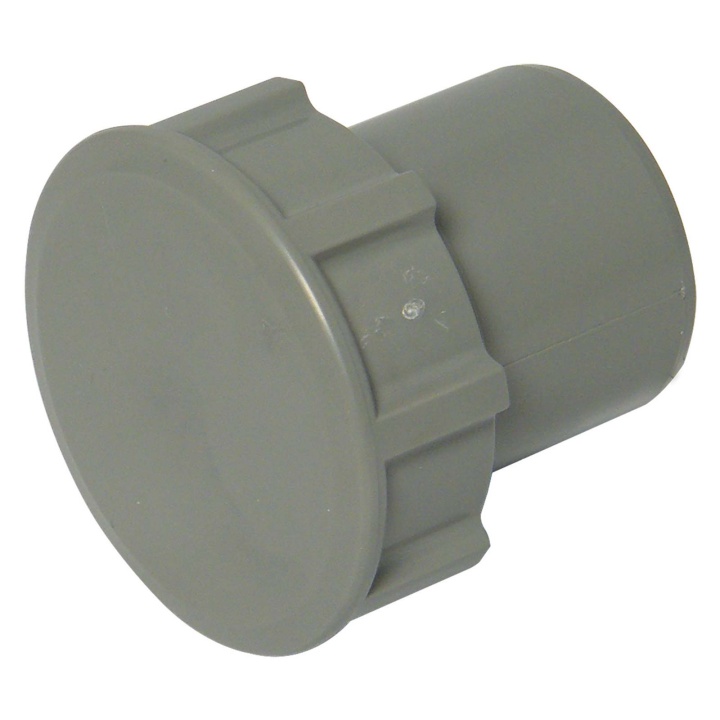 FloPlast 50mm Grey Solvent Weld Socket Plug | Selco