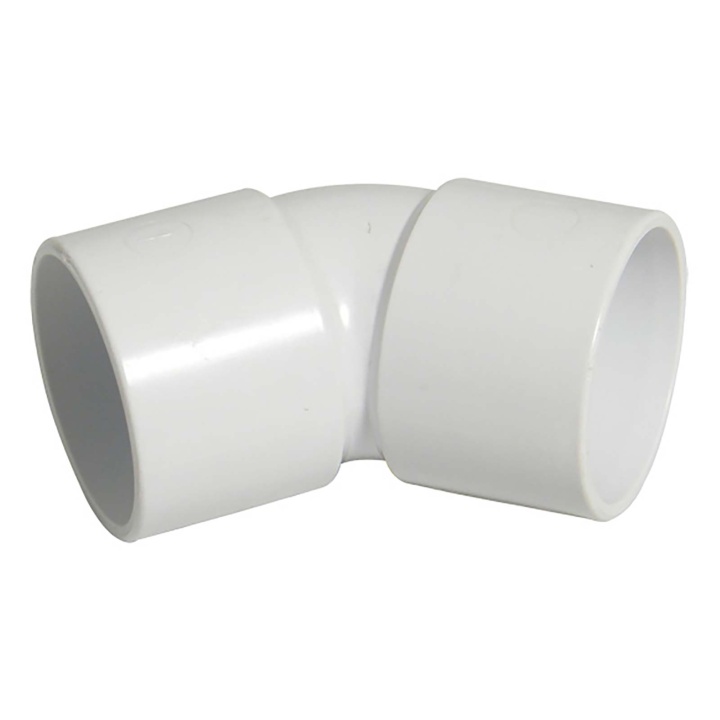 FloPlast 40mm White Solvent Weld 135° Swept Bend | Selco