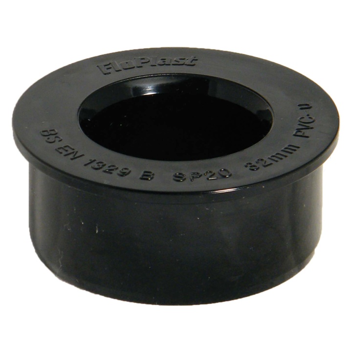 FloPlast 50mm Black Solvent Weld Boss Adaptor Selco FloPlast 50mm Black Solvent Weld Boss Adaptor Selco