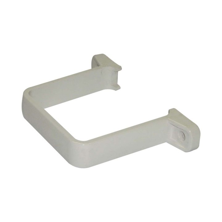 FloPlast White 65mm Square Flush Downpipe Clip | Selco
