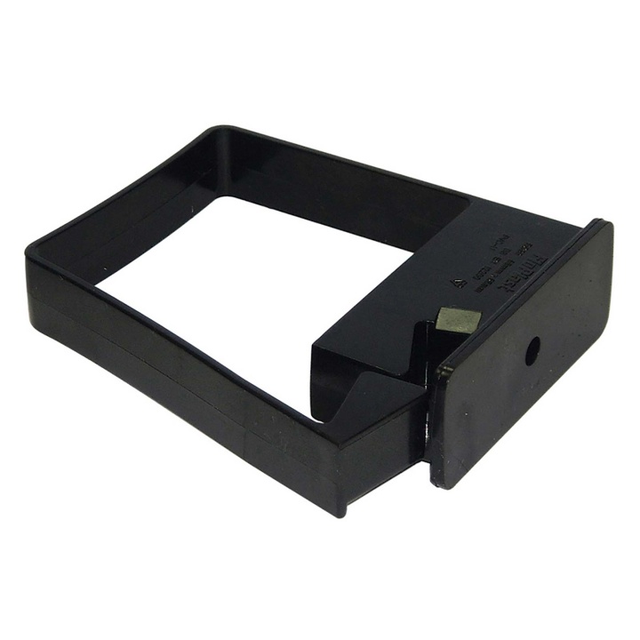 FloPlast Black 65mm Square Downpipe Single Fix Clip | Selco