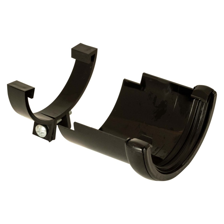 FloPlast Black 112mm Half Round Gutter to Cast Iron Adaptor | Selco