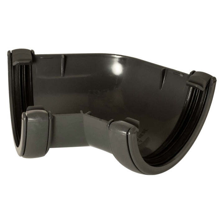 FloPlast Anthracite Grey 112mm Half Round 135° Gutter Angle | Selco