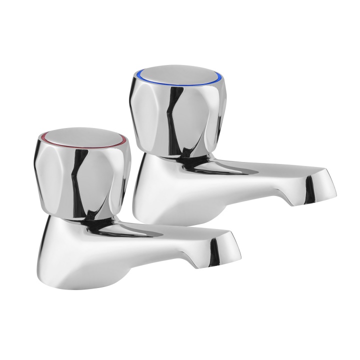 Deva Essentials Altea Bath Taps (Pair) | Bathroom Bath Taps | Selco | Selco