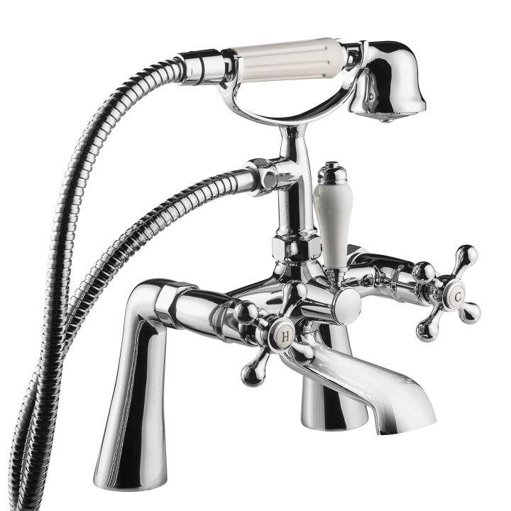 Deva Verona Bath Shower Mixer Tap with Kit | Bath Shower Mixers | Selco ...