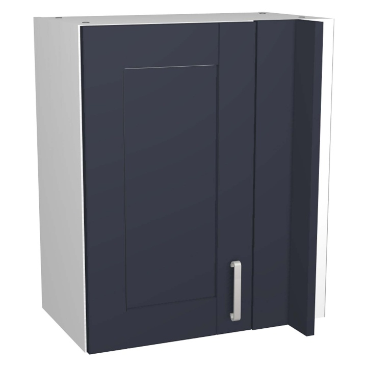 Verona Navy 600mm Straight Corner Wall Unit | Selco