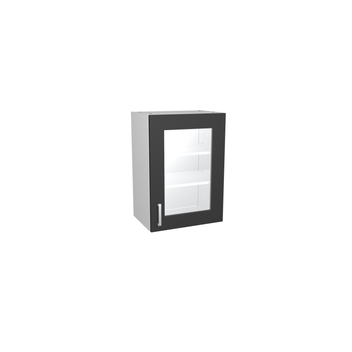 Verona Dark Grey 500mm Glass Wall Unit | Selco