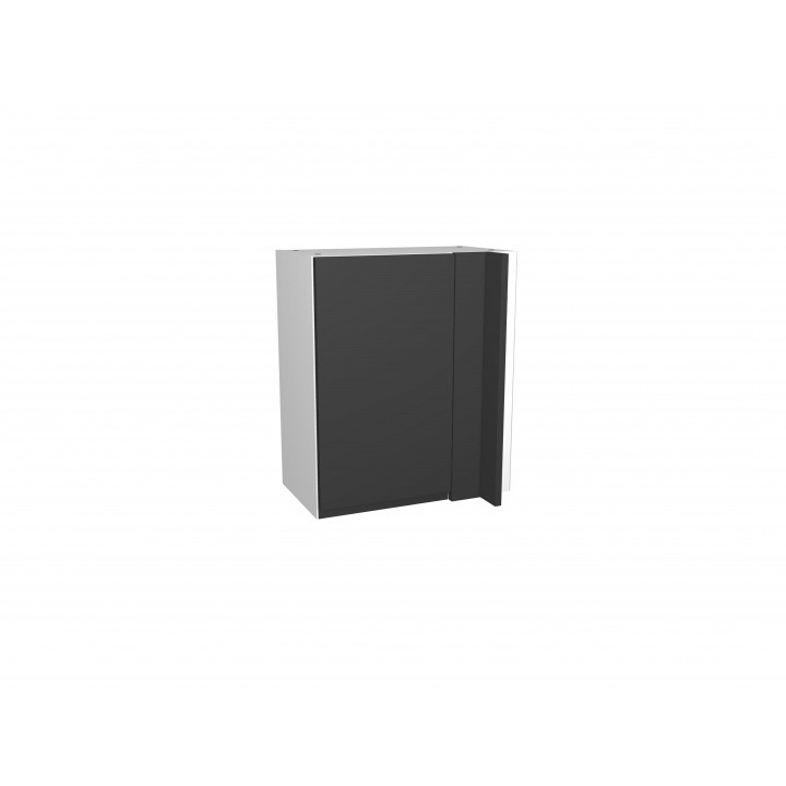 Capri Dark Grey 600mm Straight Corner Wall Unit | Selco