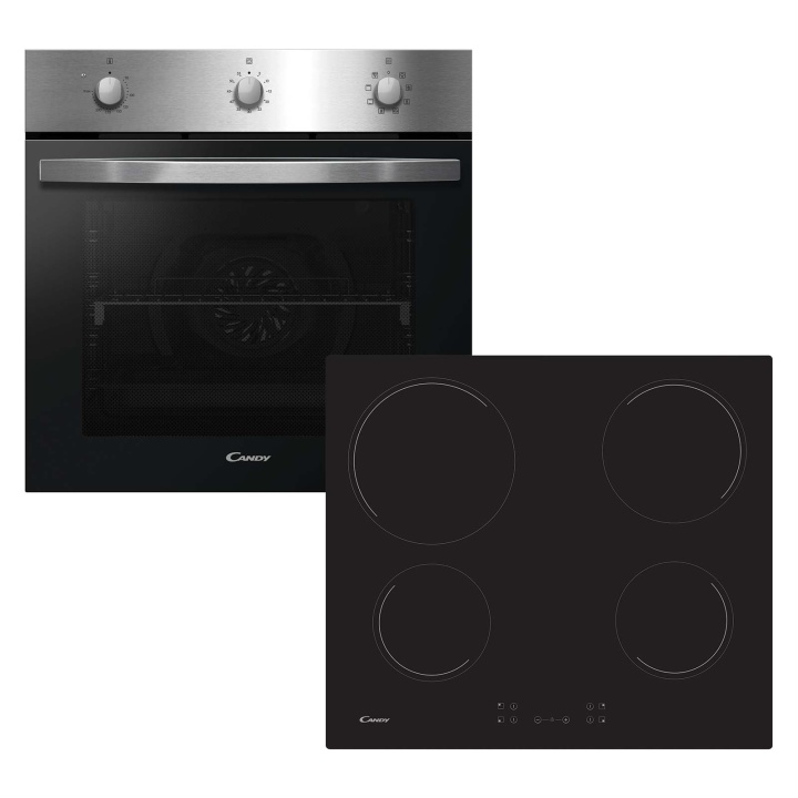 Candy Single Fan Oven & Ceramic Hob Pack | Selco
