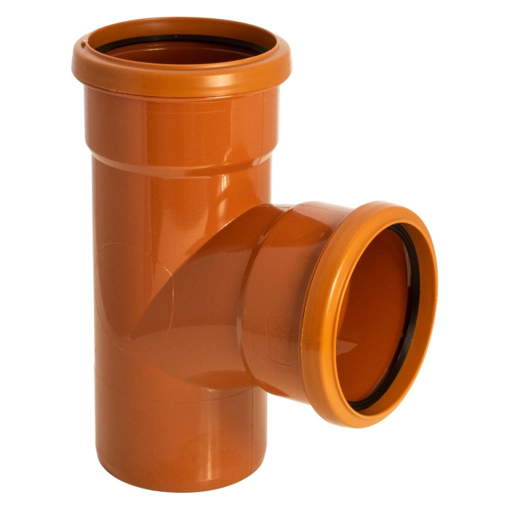 FloPlast 110mm Underground 87.5° Double Socket Junction | Selco
