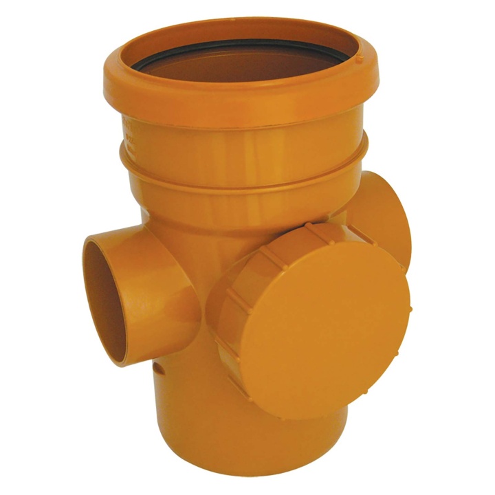 FloPlast 110mm Underground Single Socket Access Pipe | Selco