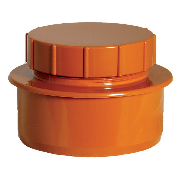 FloPlast 110mm Underground Screwed Access Cap | Selco