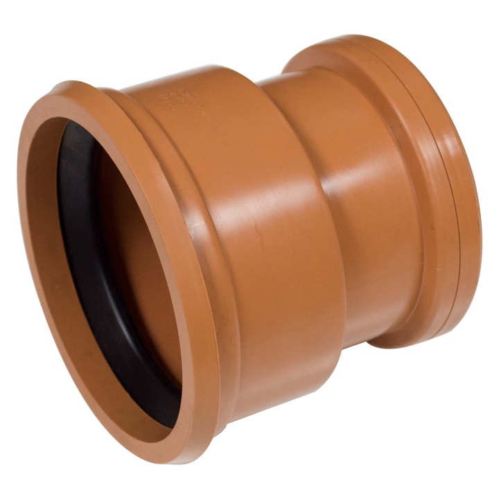 FloPlast 110mm Underground Supersleve Clay Double Socket Adaptor | Selco