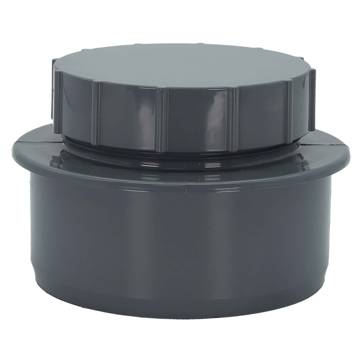 FloPlast Grey 110mm Soil Screwed Access Cap | Selco