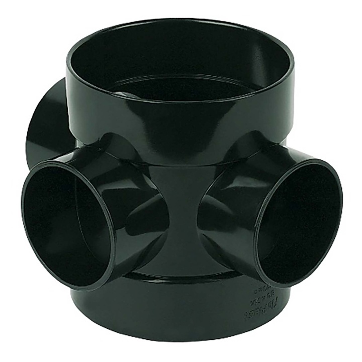 FloPlast Black 110mm Short Boss Pipe | Selco
