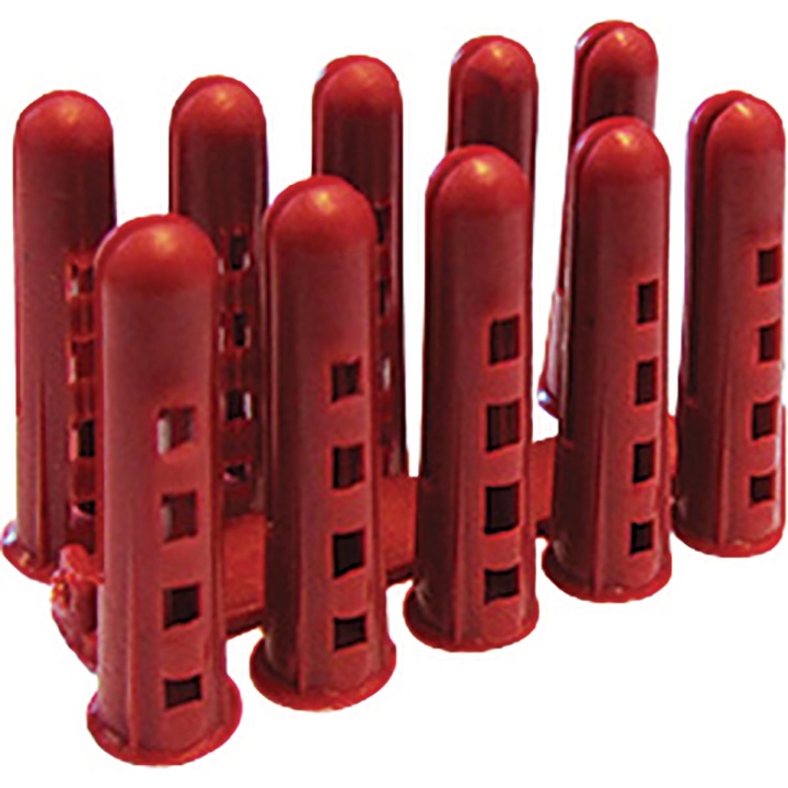 Rawlplug Contract Wall Plugs Red Pack of 100 | Selco