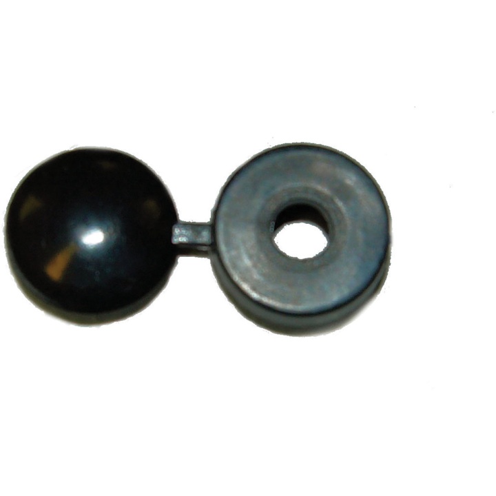 Unifix Black Domecap Screw Cover Pack of 20 | Selco