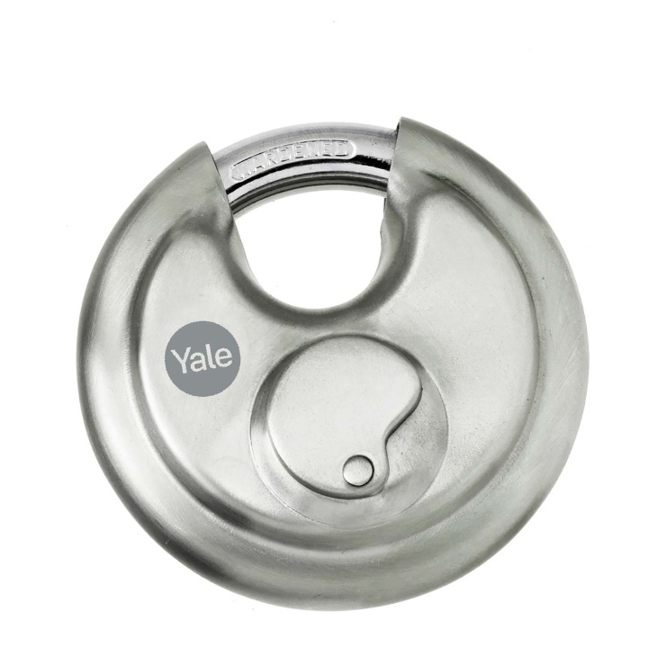 Yale Essentials Security Disc Padlock 70mm with 3 Keys | Selco
