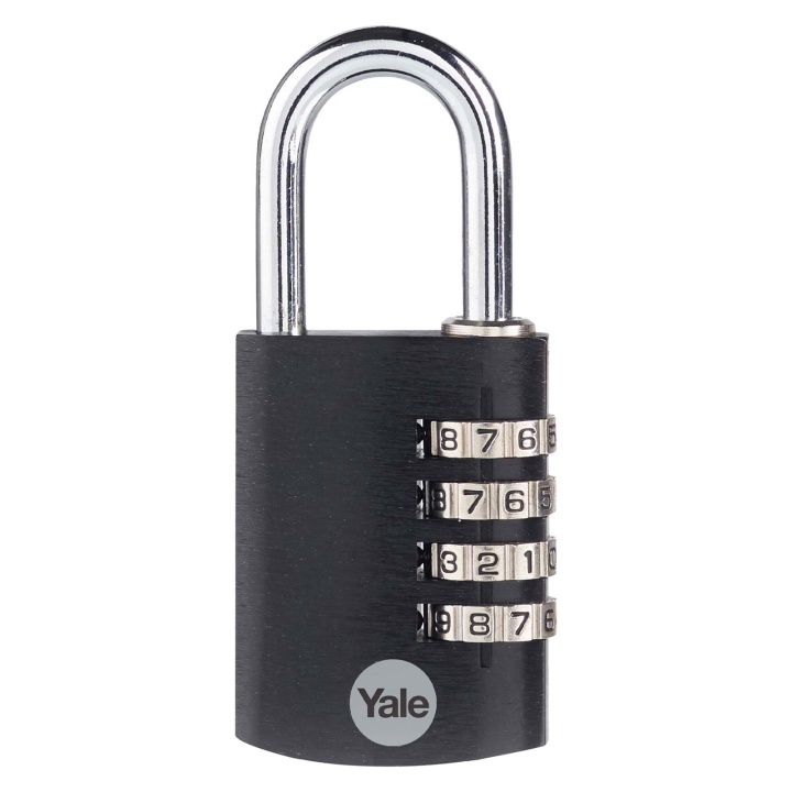 Yale Black Aluminium Combination Padlock 38mm | Selco