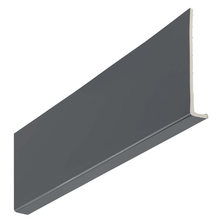 Single Leg Universal Fascia Board Anthracite Grey 225mm x 5m | Selco