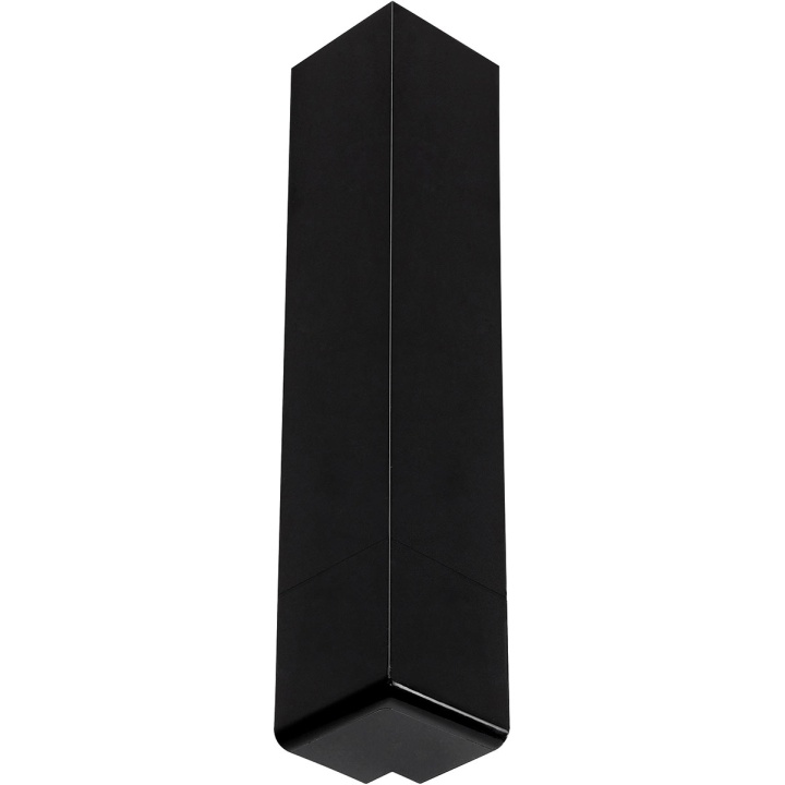 300mm External Fascia Corner Joint Black | Selco