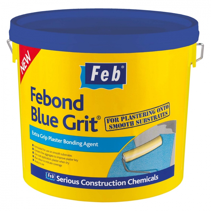 Febond Blue Grit Plaster Bonding Agent 10ltr | Selco