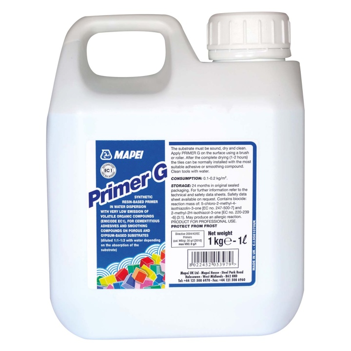 Mapei Primer G 1kg | Tiling Adhesives | Selco Mapei Primer G 1kg | Tiling Adhesives | Selco