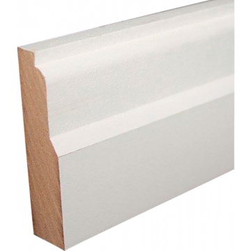 Primed MDF Lambs Tongue Skirting FSC® | Selco