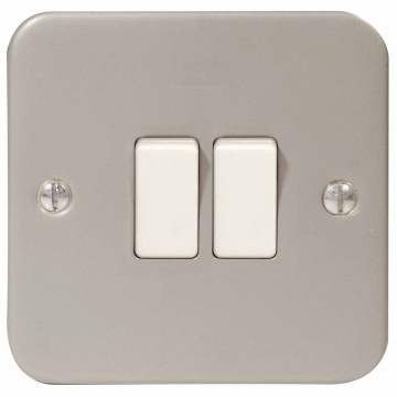 BG Metal Clad 2 Gang 2 Way Switch | Selco