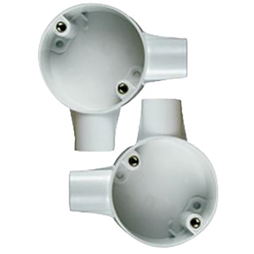 20mm White Conduit Angle Box Pack of 2 | Selco