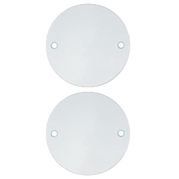 20mm White Conduit Box Lids Pack of 2 | Selco