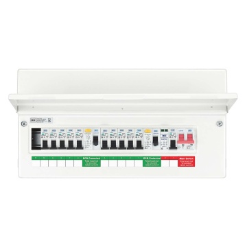 BG Fortress 19 Module 11 Way Consumer Unit With Surge Protection | Selco