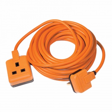 Masterplug 5m 1G Heavy Duty Orange Extension Lead | Selco