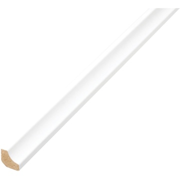 Scotia White Flooring Trim 15 x 15 x 2400mm | Selco