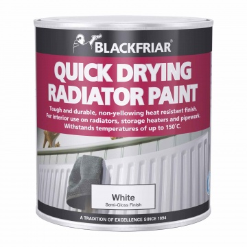 Blackfriar Quick Drying Radiator Paint White | Selco